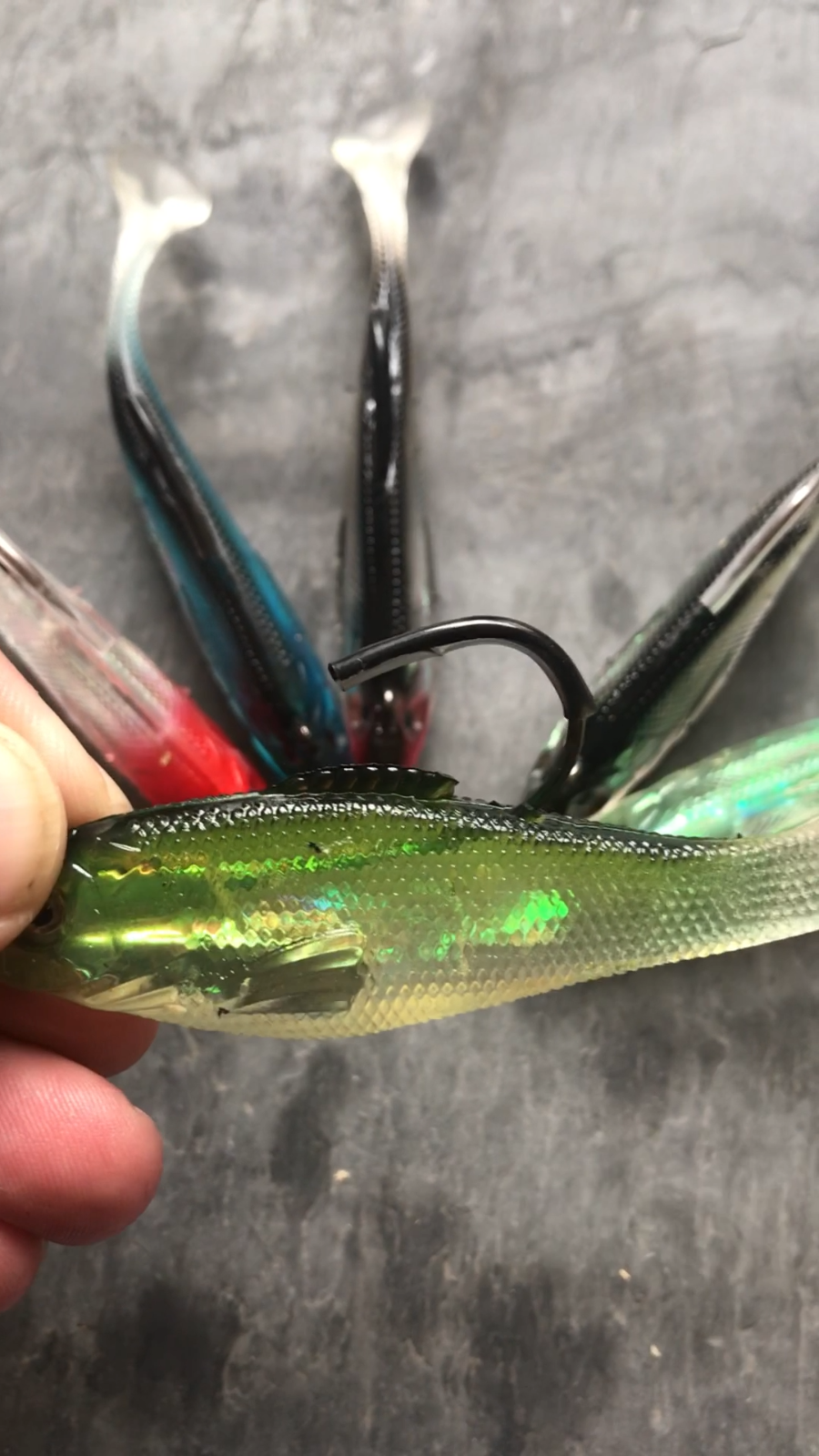 6 x Fishing Lures Pike Perch Trout Chub Soft Plastic jelly Baits 3 x ...