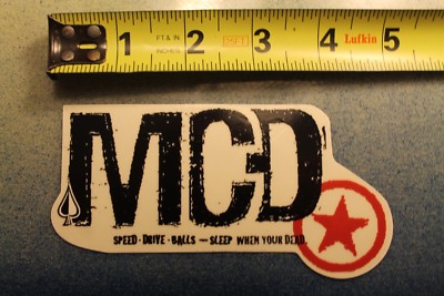 MCD More Core Division Racing Skateboarding Surfing Snowboarding ...