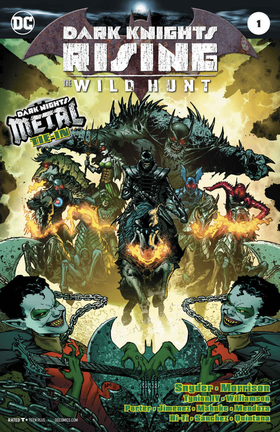 Dark Knights Rising The Wild Hunt #1 DC Foil Cover Dark Nights Metal ...