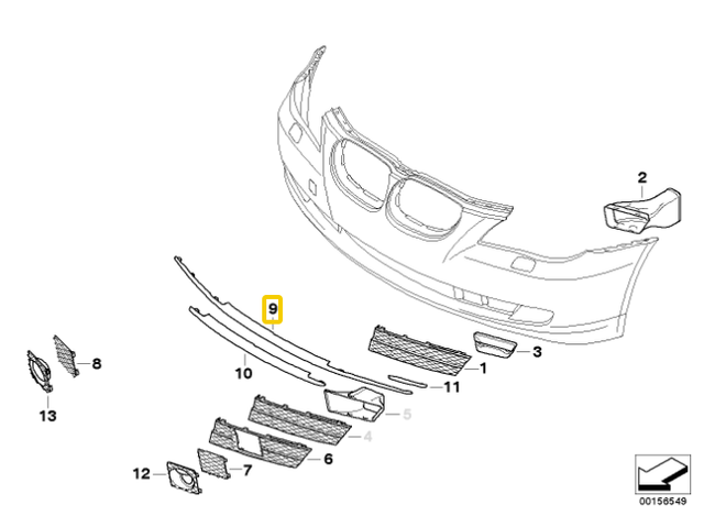BMW 51117178096 Genuine OEM Factory Original Trim Bar for sale online ...
