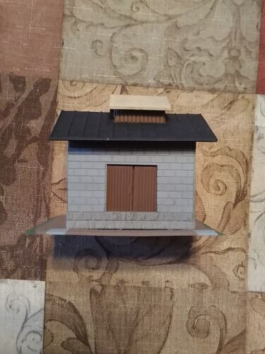 ho scale small freight station custom painted and weathered | eBay