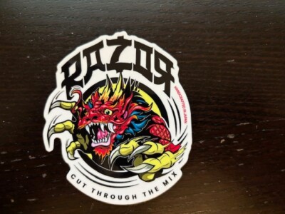 Razor Sticker Fire Bucker Mini-Humbucking Pickup 3"x3.5" | eBay