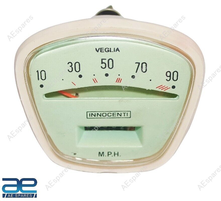 Lambretta Speedometer 90mph Veglia Innocenti Speedo | eBay