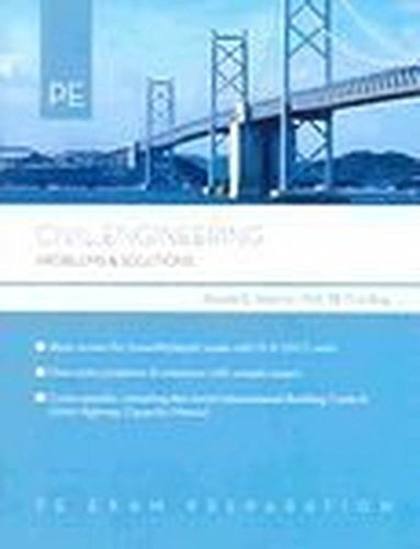 CIVIL ENGINEERING: PROBLEMS & SOLUTIONS (PE EXAM By Donald G. Newnan ...