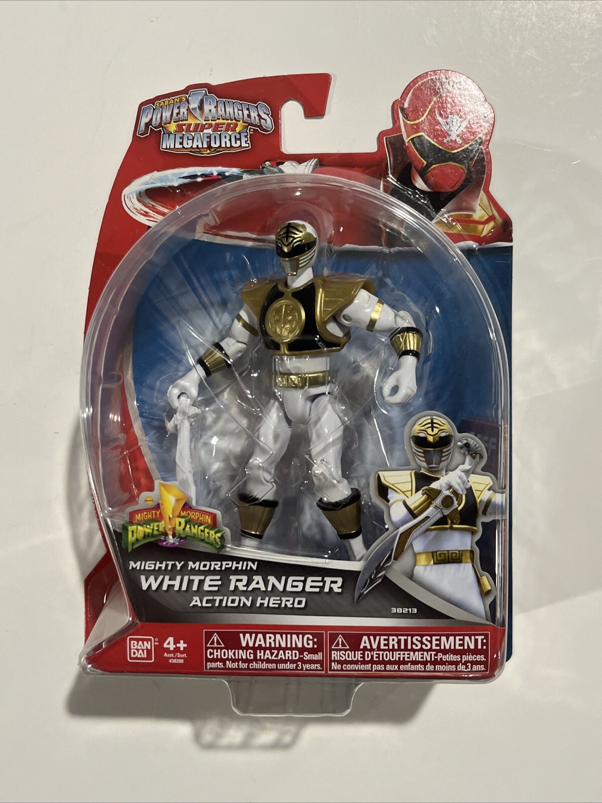 2014 Power Rangers Super Megaforce White Ranger Action Hero Figure | eBay