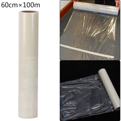 100M Carpet Floor Protector Self Adhesive Clear Roll Protector Cover ...
