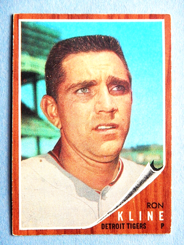 Ron Kline #216 Topps 1962 Baseball Card (Detroit Tigers) *VG | eBay