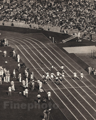 1936 OLYMPICS Track U.S.A. ARCHIE WILLIAMS 400m - WOLFF | eBay