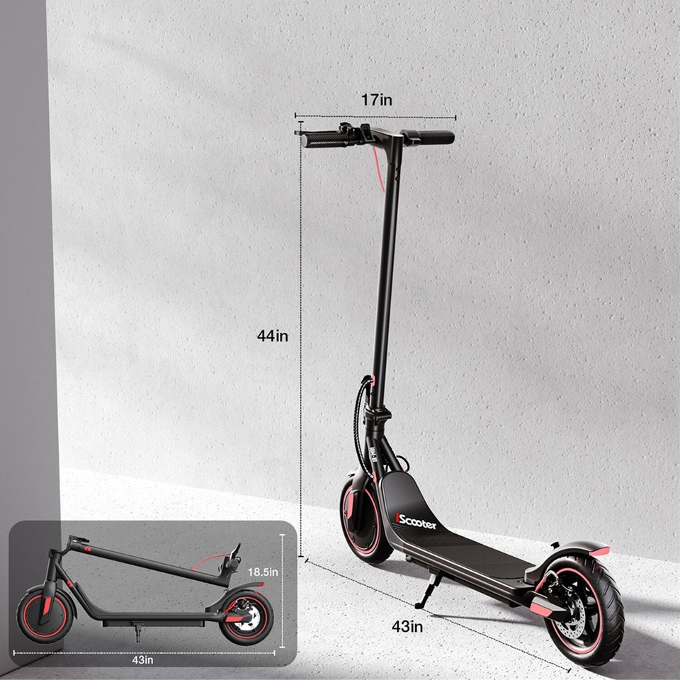 Folding Electric Scooter Adult 350W Long Range Commute E-Scooter Max ...