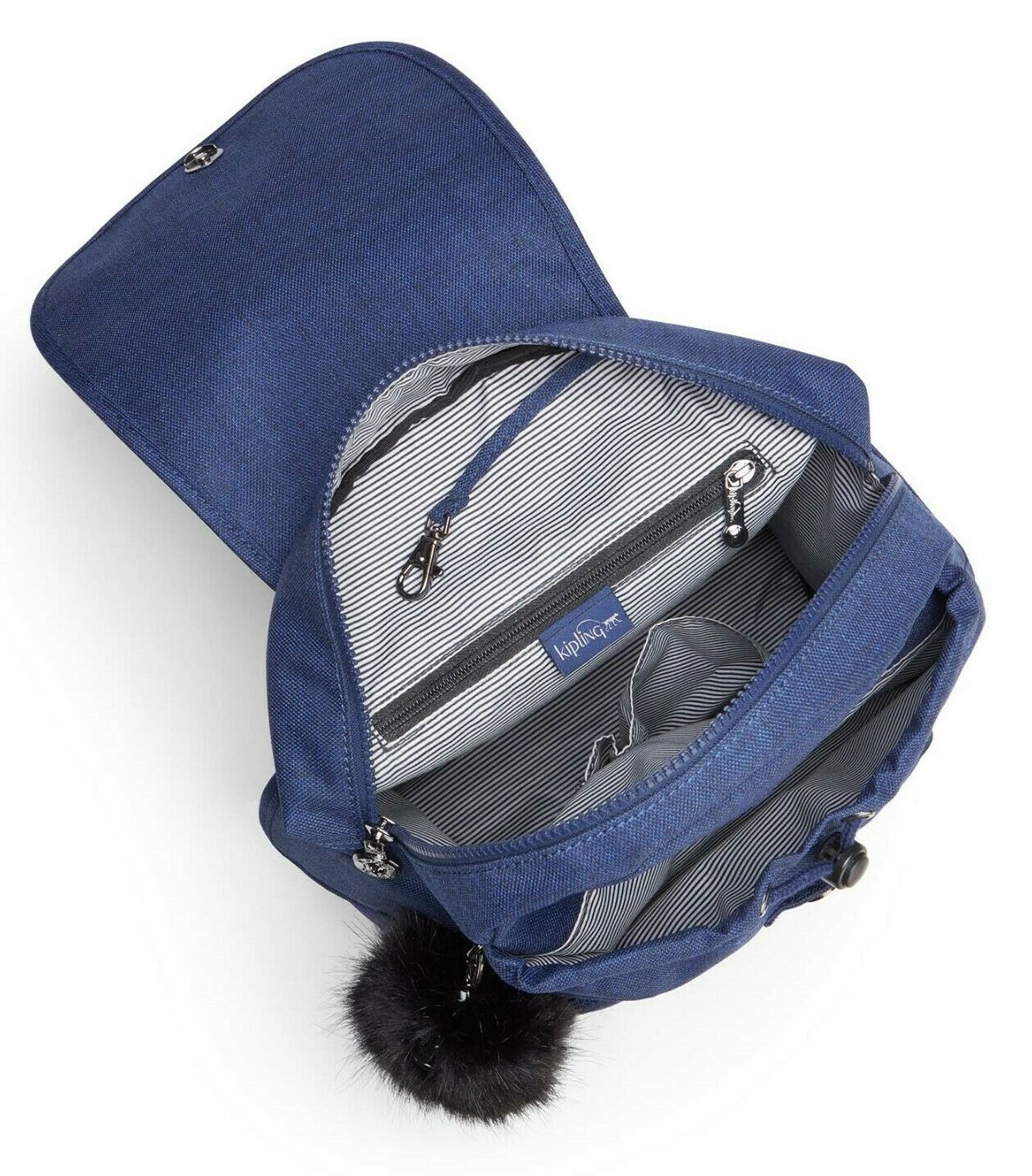 Kipling CITY PACK S Small Backpack - Cotton Indigo RRP £89 | eBay UK