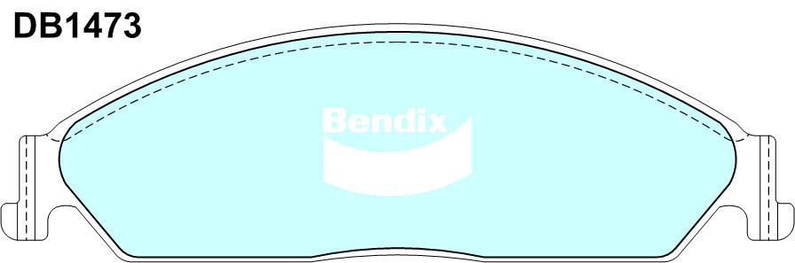 Brake Disc Pad Set Front Bendix DB1473 4WD For FORD FAIRLANE FALCON FAIRMONT TER | eBay