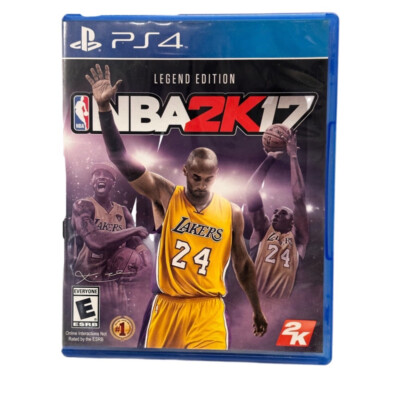 NBA 2K17 Basketball Legend Edition Playstation 4 video game LAKERS Kobe ...