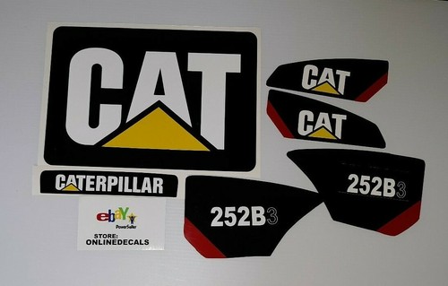 Caterpillar 252 B3 Decal Kit Equipment Decals Fast Free Shipping | eBay
