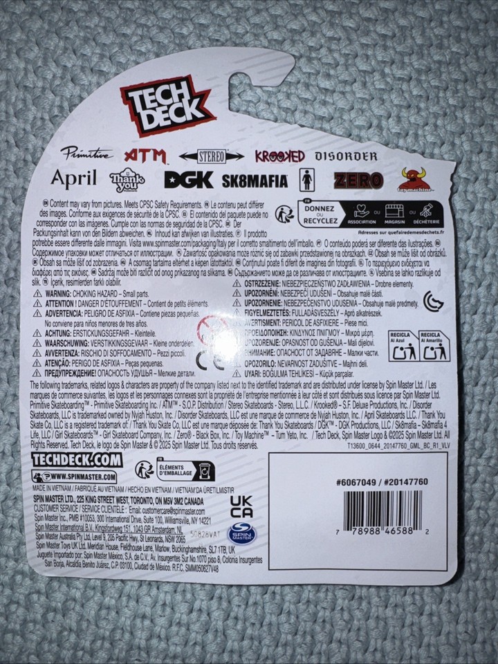 2025 Tech Deck Fingerboard Gold Primitive New In Box | eBay