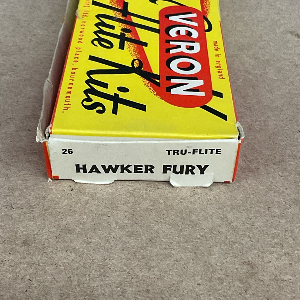 Veron Tru - Flite Kits Hawker Fury Flying Scale Wood Model Kit | eBay