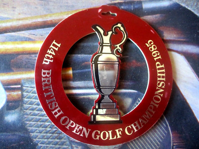vtg PGA TOUR Golf Bag Tag - 1985 BRITISH OPEN - Royal St. George's Golf ...