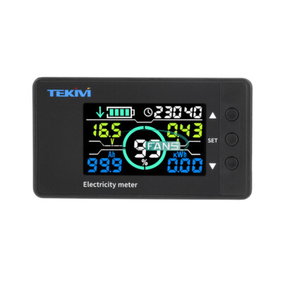 DC7.5~100V Battery Monitor Voltage Ammeter Bi-directional Detection ...