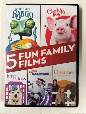 5 Fun Family Films , New DVD ( Plastic Seal Removed ) Never Viewed | eBay