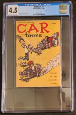 Car Toons - 2nd Edition. 1960. CGC 4.5 Millar Cover Williams - Petersen ...