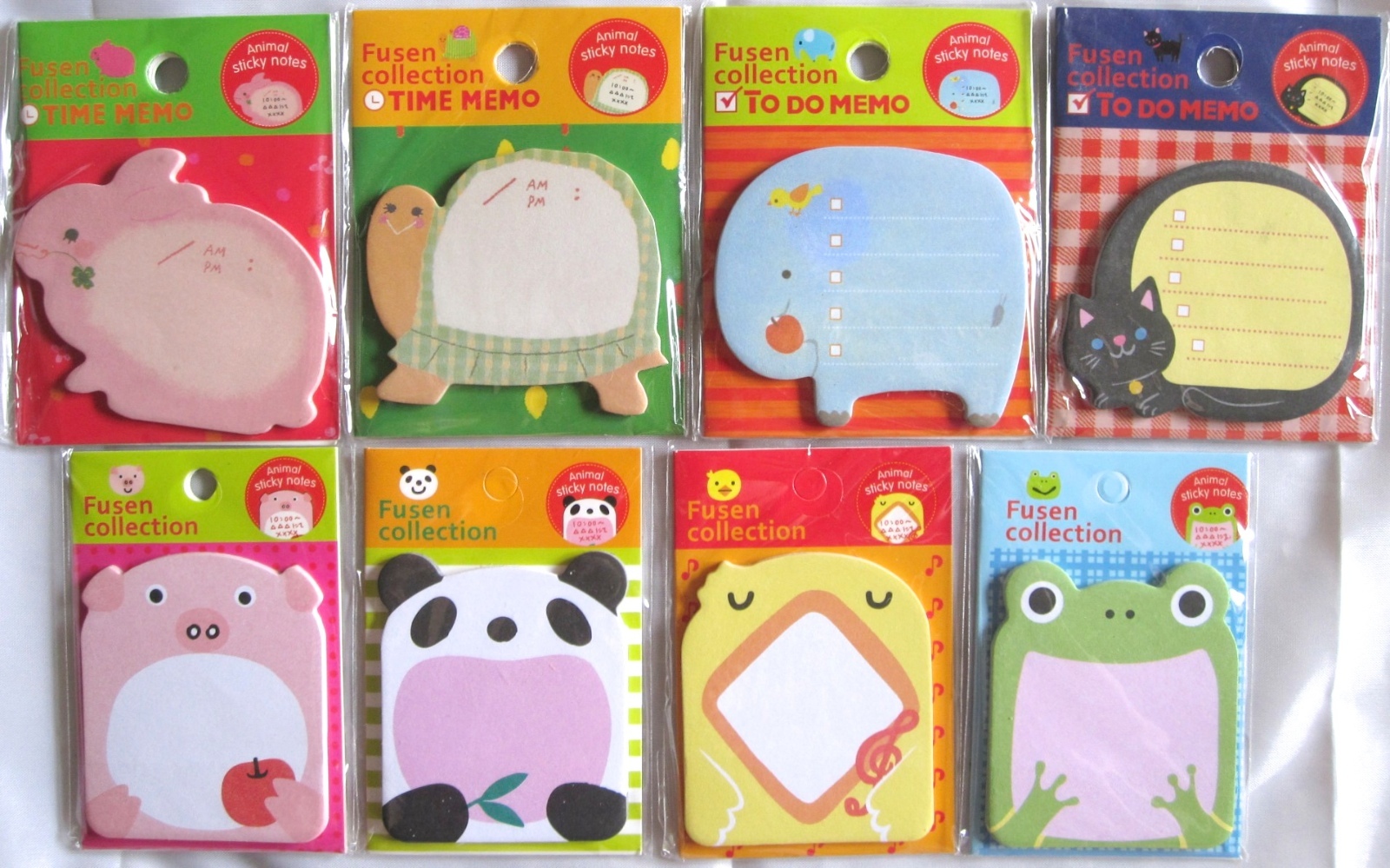 Fusen Collection Animal Sticky Notes (Your Choice of Design) | eBay