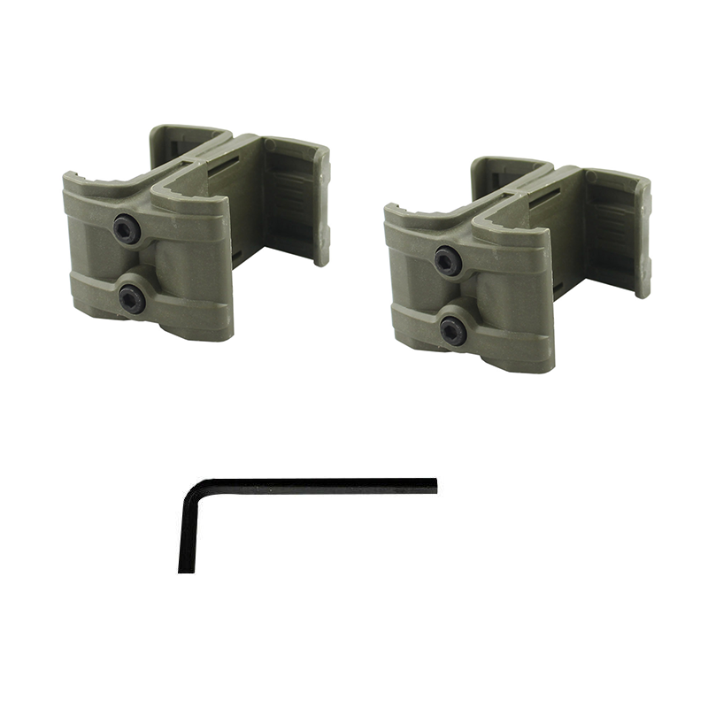 Double Mag Coupler for PMAG Airsoft | Black, Tan, Army Green | Polymer ...