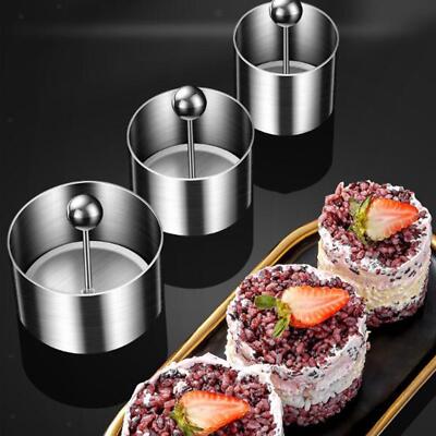 Stainless Steel Food Ring Nonstick Cake Rings for Pudding Sandwich ...