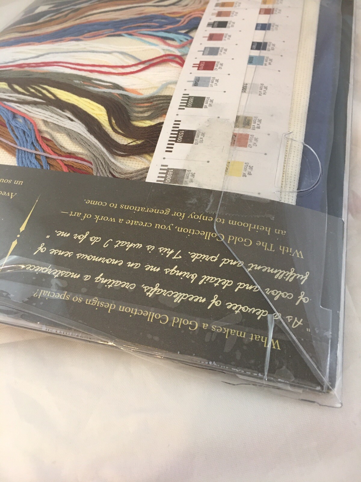 Counted Cross Stitch Christmas Stocking Kit Holy Night Dimensions Gold ...