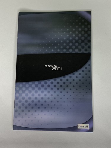 PC Catalog 2001 Ubisoft Game Promo Insert Booklet | eBay