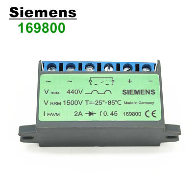 Replace Siemens 169800 rectifier module VMAX 440V VRRM 1500V IFAVM 2A ...