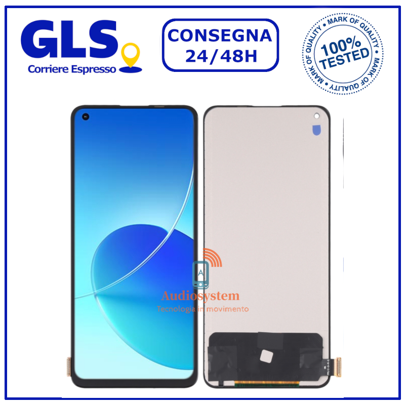 DISPLAY +TOUCH SCREEN per REALME 10 4G RMX3630 / REALME 9 RMX3521 ...