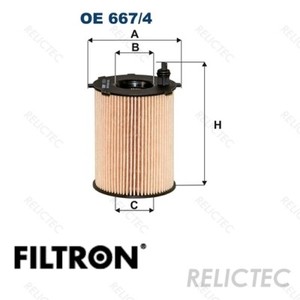 Oil Filter for Citroen Peugeot Toyota Opel Vauxhall:DS3,BERLINGO ...