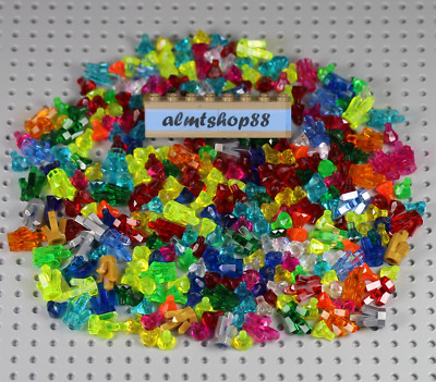 LEGO - Assorted Lot Crystals Rock Jewels Gems Treasure Facet Diamond ...