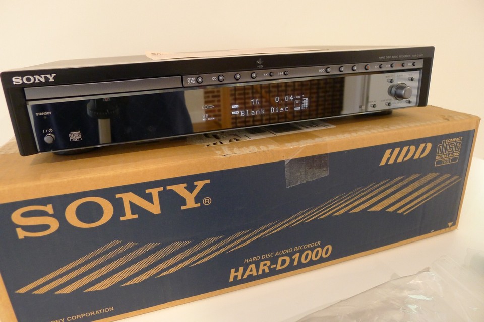 SONY HAR-D1000 HARD DISC RECORDER & CD. | eBay