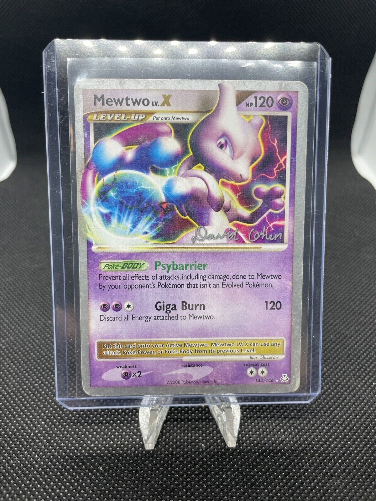 Pokemon Mewtwo LV.X 2009 World Championships Stallgon Rare #144 | eBay