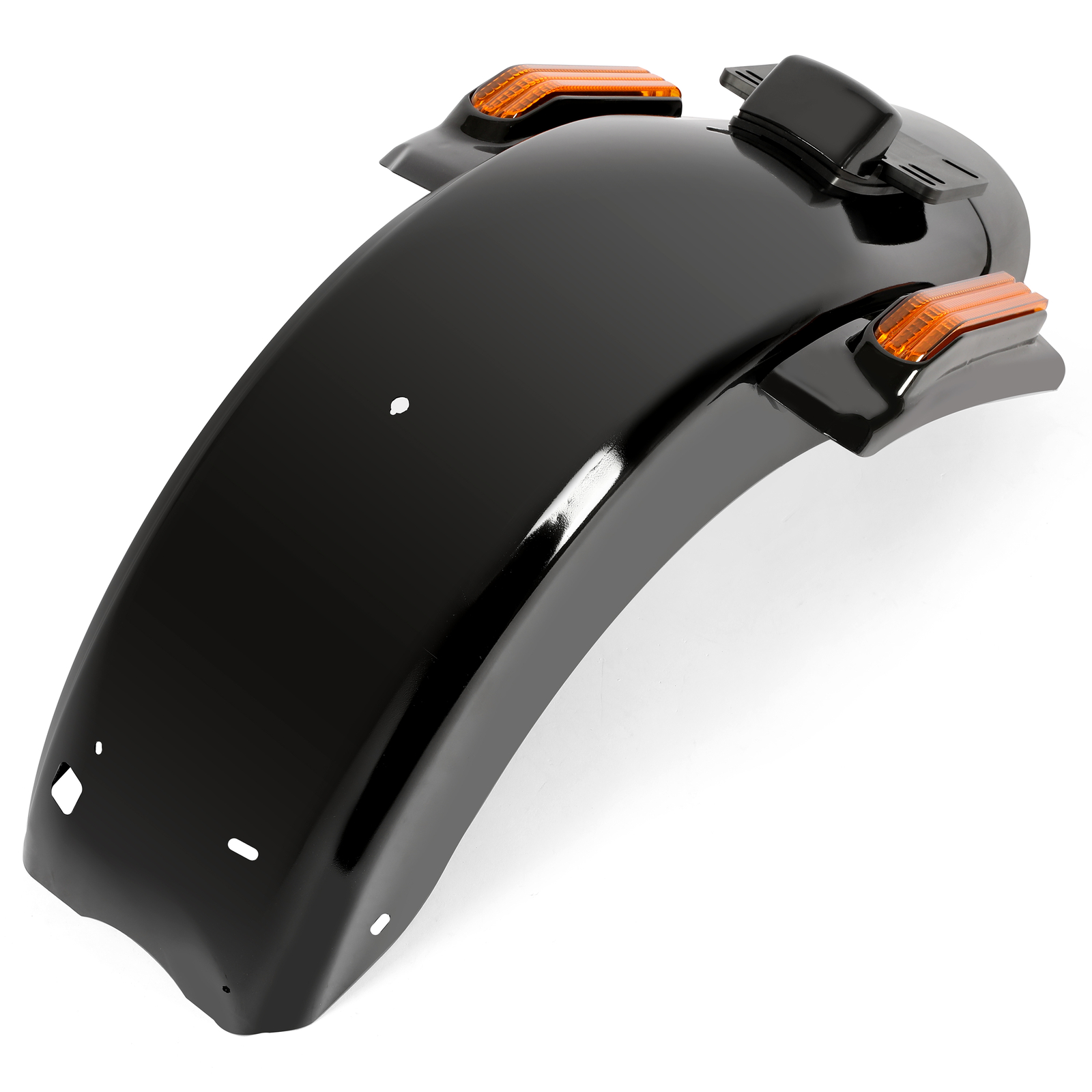 CVO Style LED Rear Fender System Hard Saddlebags For 09-21 Harley ...