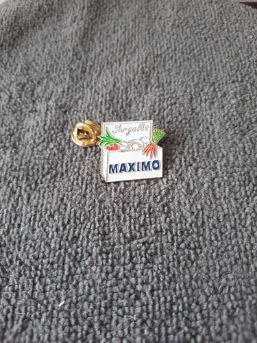 Pin's Maximo Surgelés Alimentaire Congelateur Market Shop - L16 | eBay