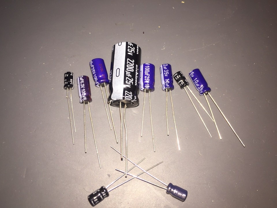 Nintendo NES Console Fix ALL Capacitors Repair Kit - No power - Audio ...
