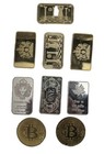 Lot of Gold bars Silver Bars And Bitcoins Clads | eBay