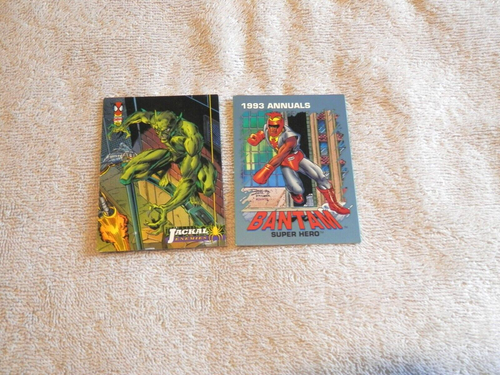 Lot of 4 Marvel (Bantam, Jackal, Ironman, Mr. Fantastic) Trading Cards ...