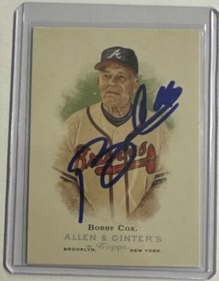 Bobby Cox Signed 2006 Topps Allen & Ginter #291 Braves AUTOGRAPH | eBay