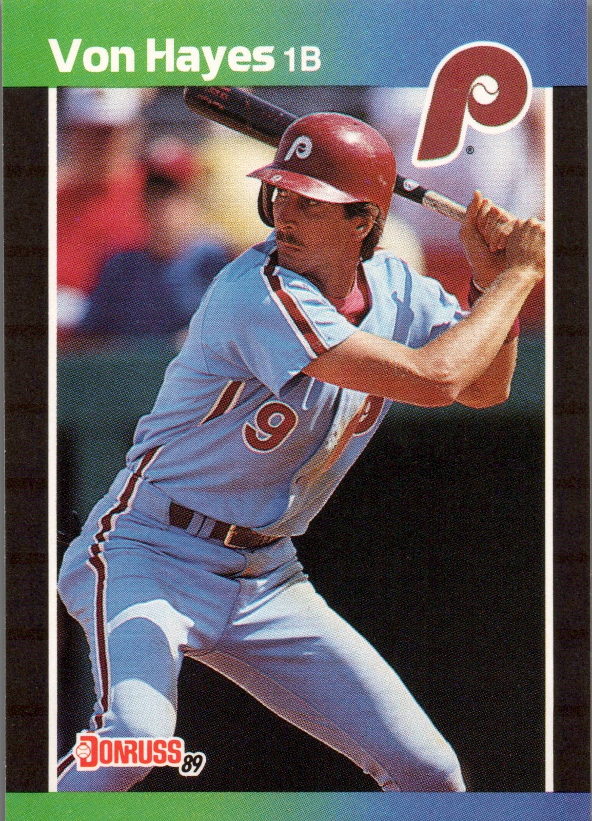 1989 Donruss # 160 Von Hayes Philadelphia Phillies | eBay