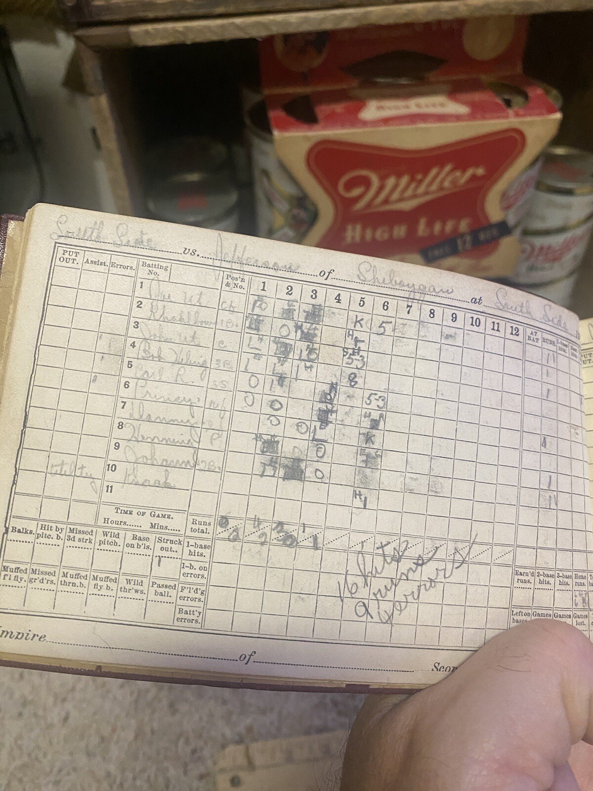 A J Reach Baseball Scorebook Base Ball Game Used 1900s Rare ...