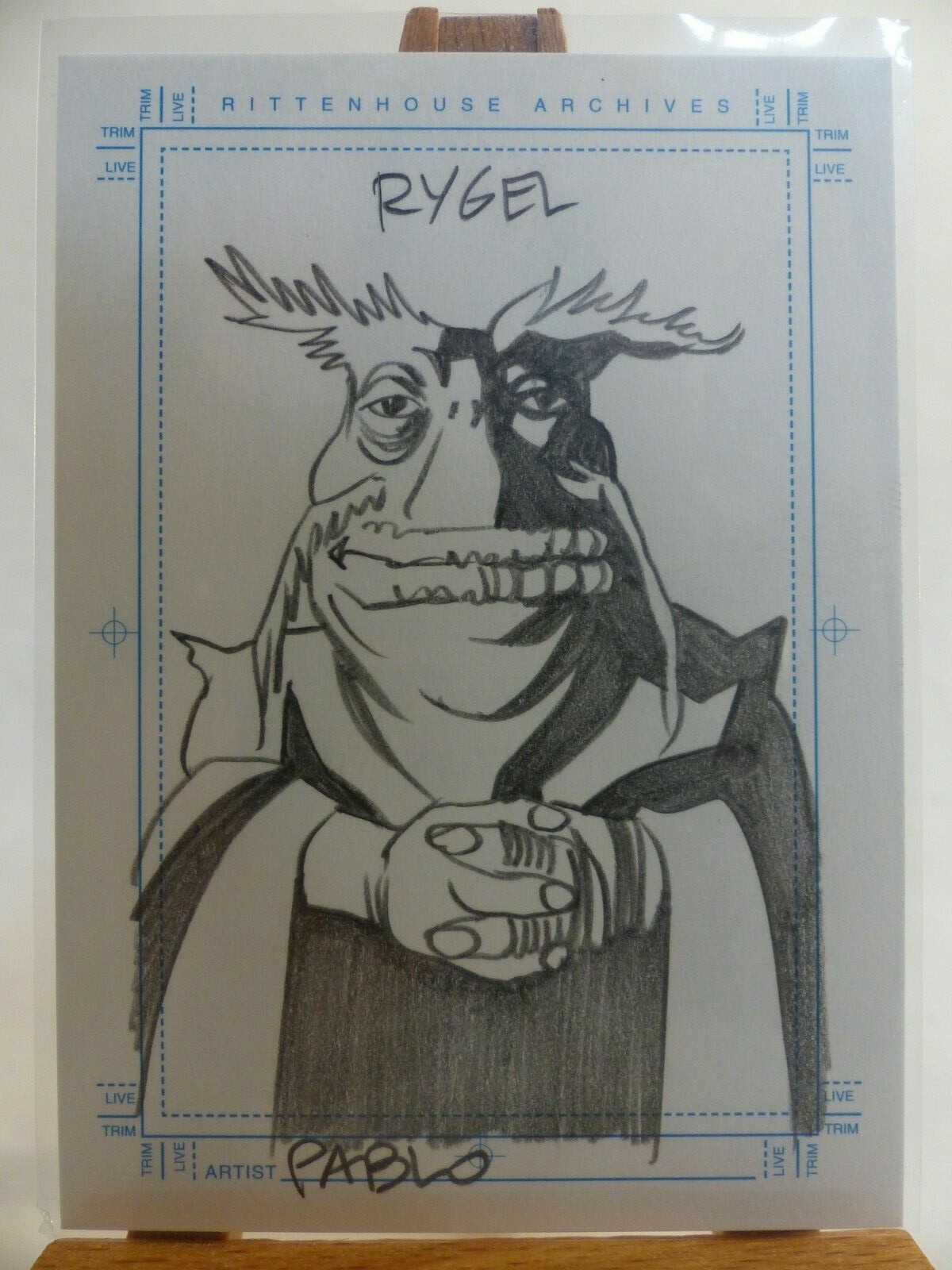 Farscape Season 3 sketch trading card sketchaFEX Rygel XVI by Pablo ...