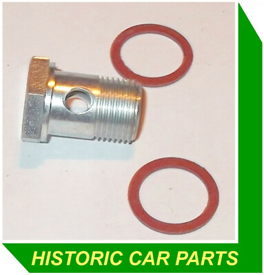 1 x H2 1¼” SU Carb Fuel Inlet BOLT & WASHERS for AUSTIN A40 Sports GD2 ...