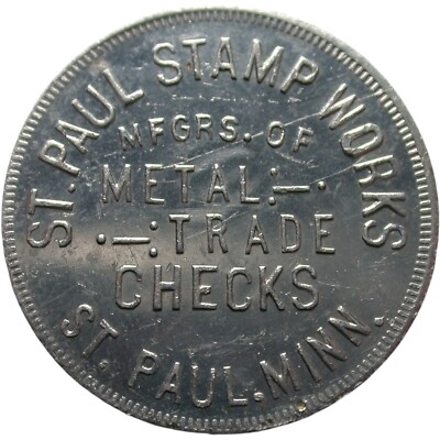 Saint Paul, MN Stamp Works G/F 50¢ In Merchandise A R 31 TC-12640 Token ...