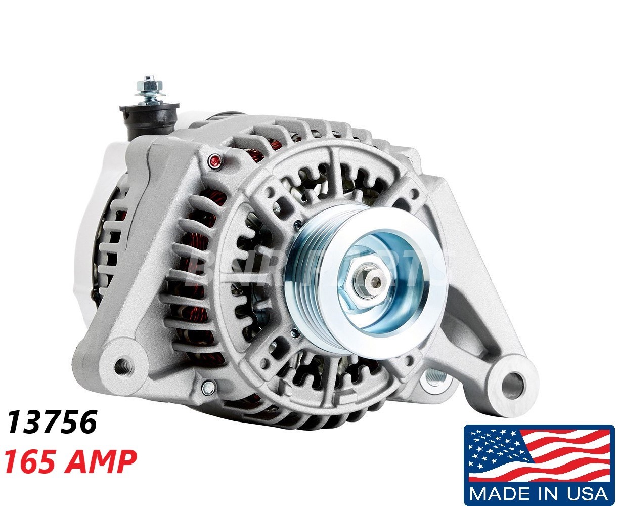 165 Amp 13756 Alternator Toyota Corolla Chevy Prizm High Output ...