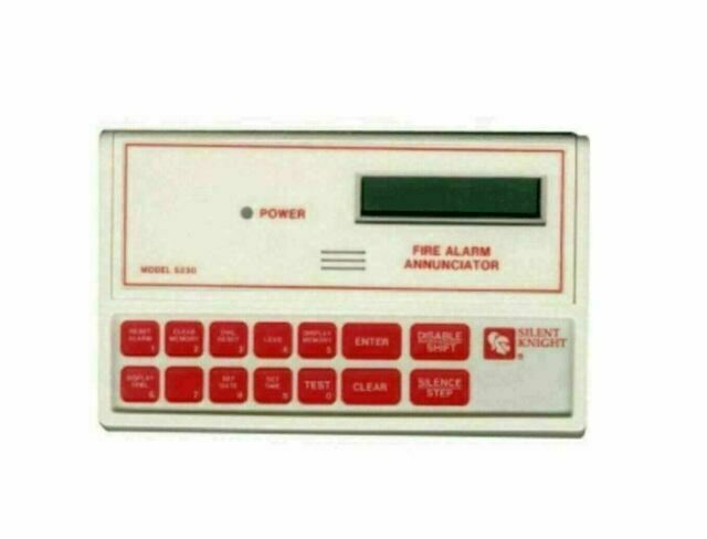 Silent Knight 5230 Fire Alarm Annunciator for sale online | eBay