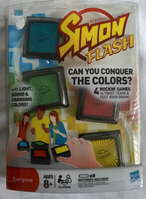 Hasbro Simon Flash Simon Says Memory Lights Electronic Game | eBay