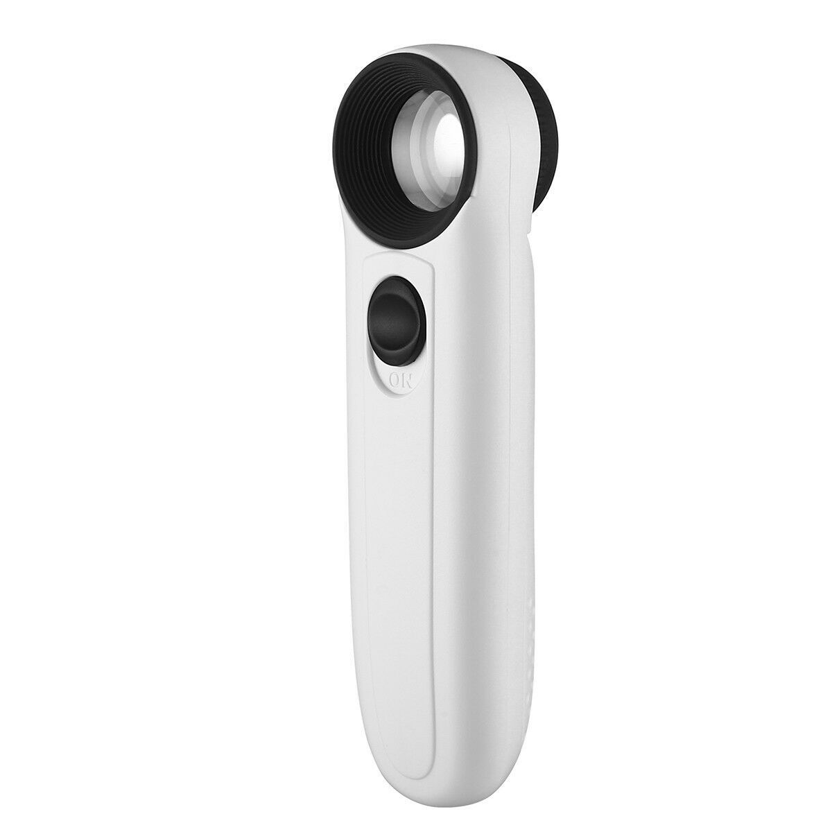 40x LED Light Magnifying Glass Loupe Handheld Microscope Magnifier ...