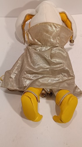 SUNNY PUPPETS. Court Jester 16" Yellow and White With Cape | eBay